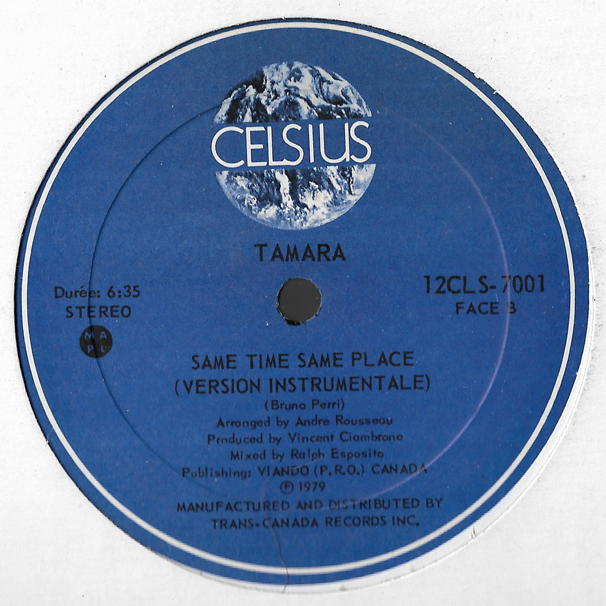 Tamara - Same Time Same Place – Invisible City Editions