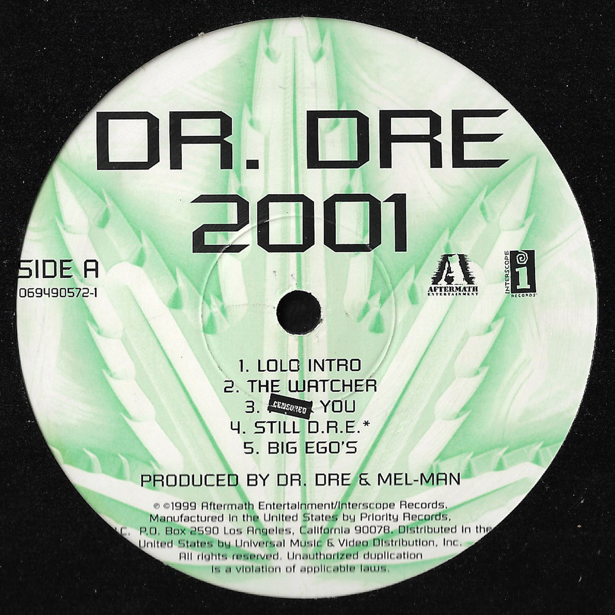 Dr. Dre - 2001 (Instrumental) – Invisible City Editions