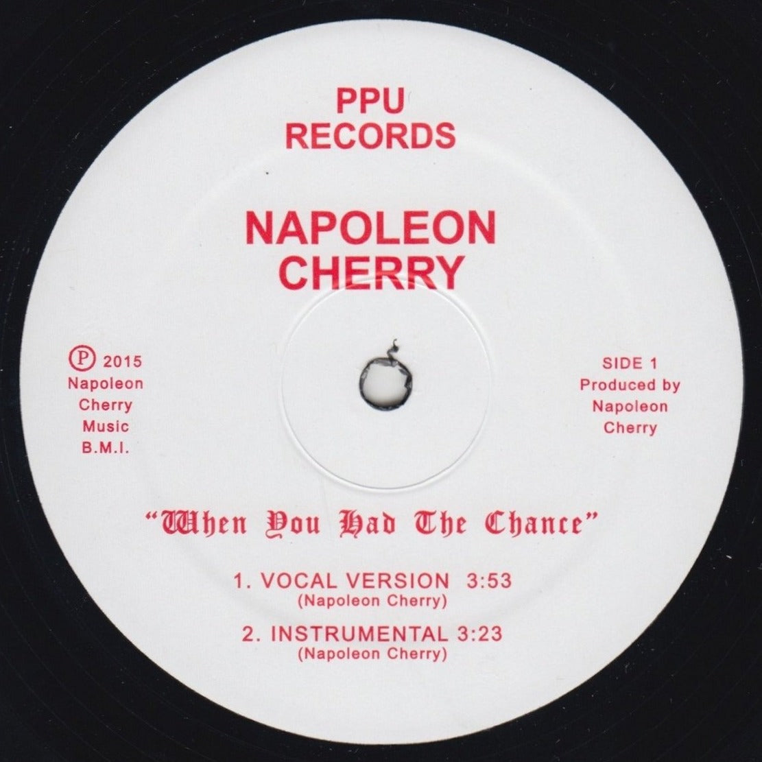 Napoleon Cherry - When You Had The Chance – Invisible City Editions